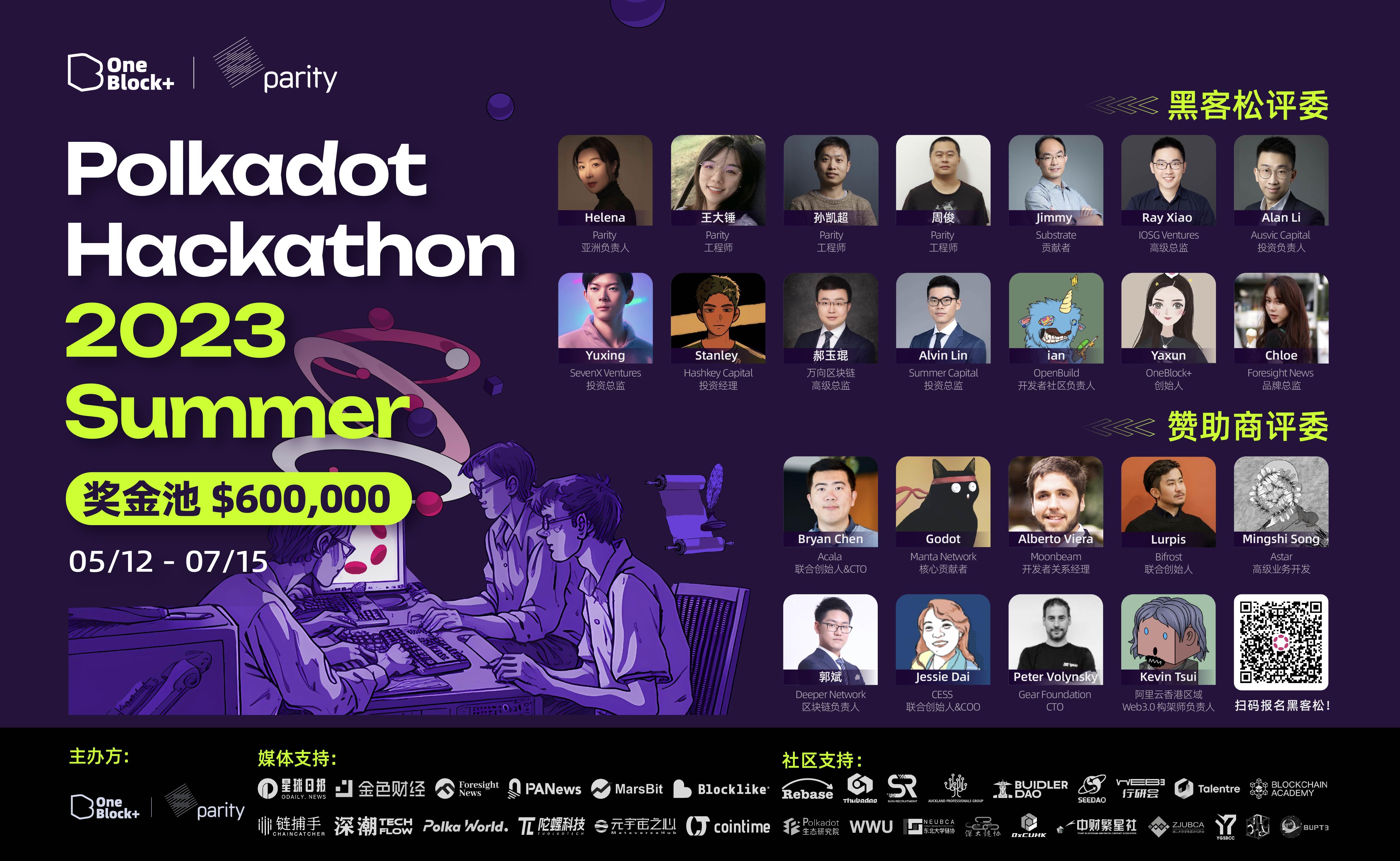 Polkadot Hackthon 2023 Sunmmer - 深潮TechFlow