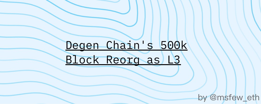 Degen L3 宕机与重组，发生了什么？ - 深潮TechFlow