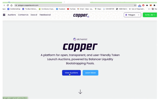 保姆级教程：如何在Copper上参与代币的公平启动拍卖 - 深潮TechFlow