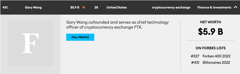 FTX被盗迷踪：神秘的CTO Gary Wang是谁？ - 深潮TechFlow
